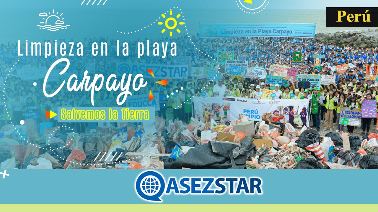 Limpieza en la Playa Carpayo del Callao | ASEZ STAR Perú - ASEZ STAR